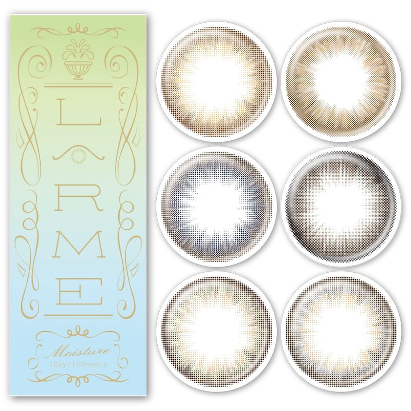 カラコン LARME MOISTURE UV ラルムモイスチャーUV(1箱10枚) 度数：-4.00 カラー：ハニースウィート - EveryMarket