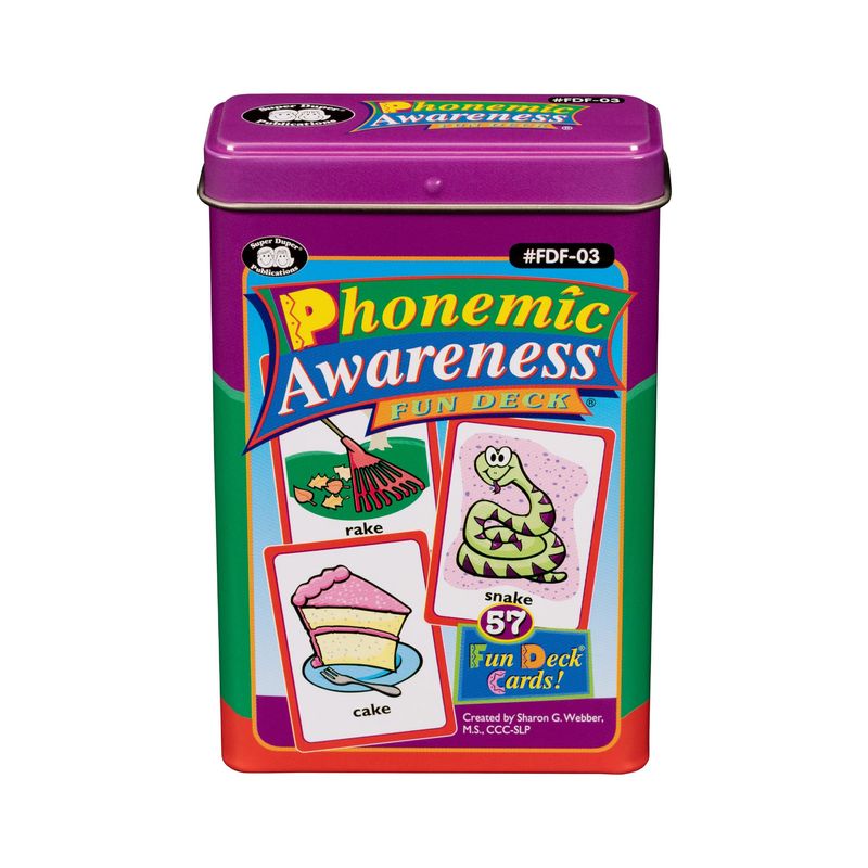 Super Duper Publications | Phonemic Awareness Fun Deck Flash Cards ...