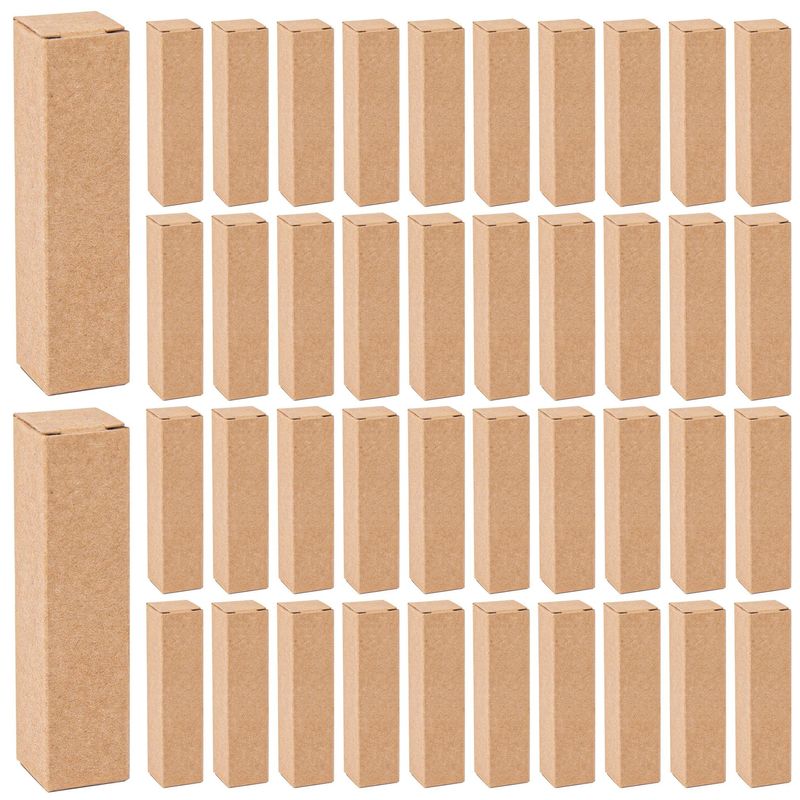 AUEAR, 50 Pack Kraft Paper Lipstick Boxes Empty Lip Gross Box 3.35"x0 ...
