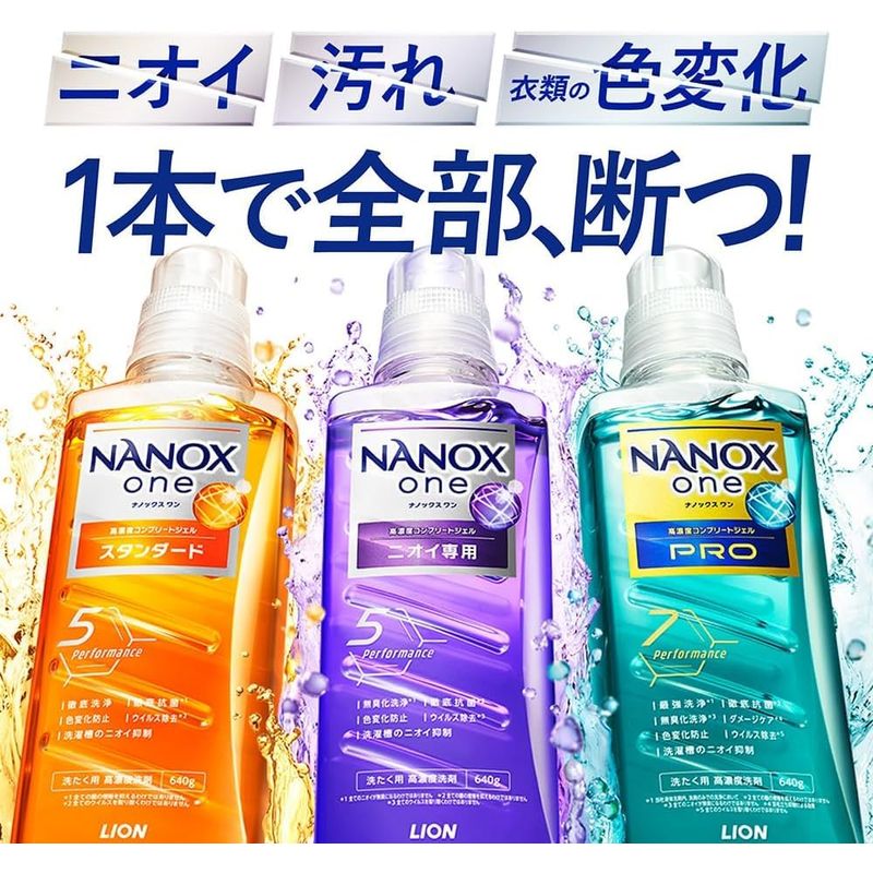Nanox Swan Odor Exclusive Laundry Detergent, Concentration Complete Gel ...