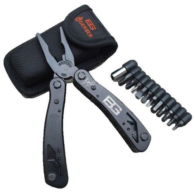 GERBER Multi-Tool Pliers with Exclusive Case + Bit Tool Set (Black ...