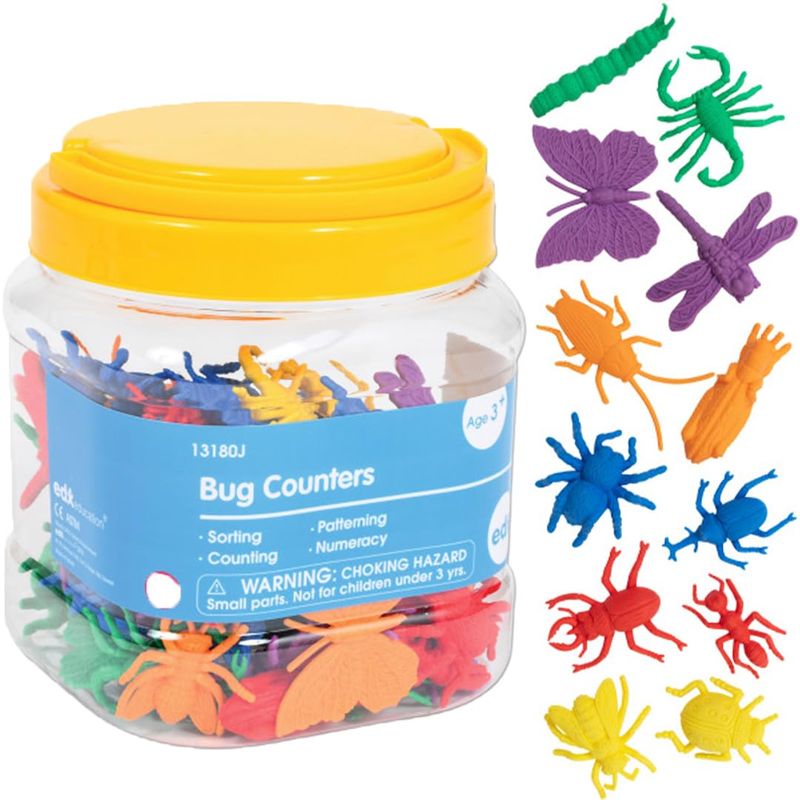 edxeducation Bug Counters - Set of 72 - Early Math Manipulatives ...