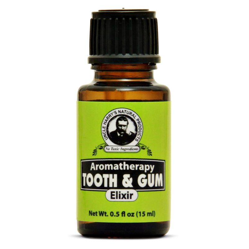 Uncle Harry's Aromatherapy Tooth & Gum Elixir | Alcohol Free Adult ...