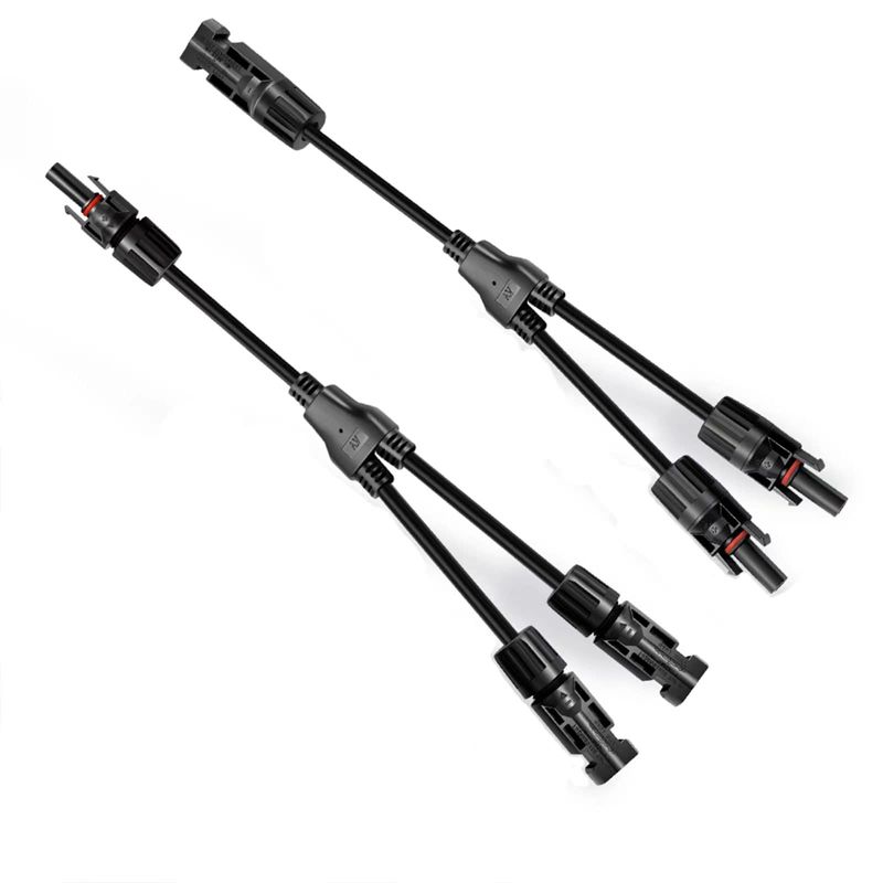 WBGADAM MC4 Y Connector for Solar Cable Extension (Y Type) 1M2F + 2M1F ...