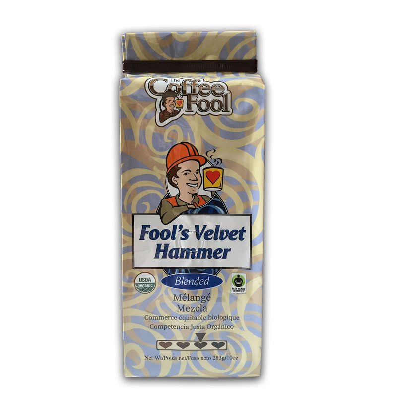 Coffee Fool's Organic Fair Trade Velvet Hammer (Whole Bean) - Online ...