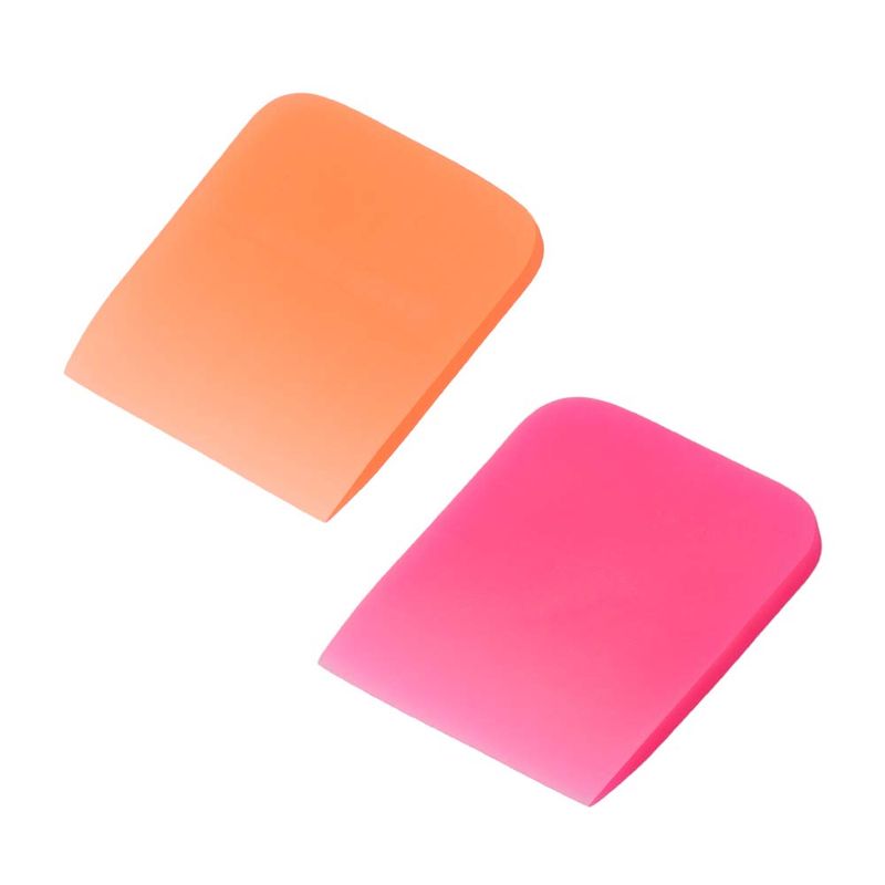 EHDIS Small Squeegee 2pcs Soft Rubber PPF Squeegee Wrapping Scraper for ...