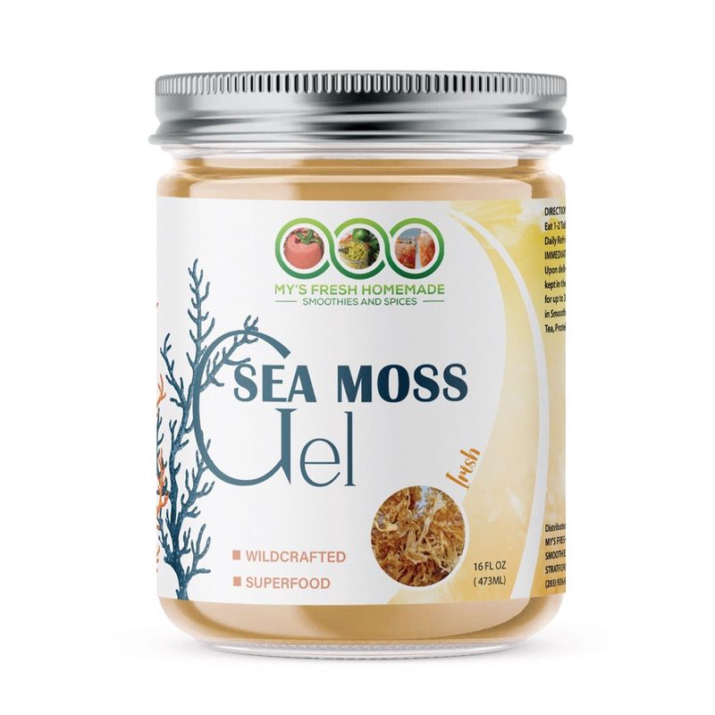 Wildcrafted Irish Sea Moss Gel - Golden, Flavorless Superfood | Vegan ...