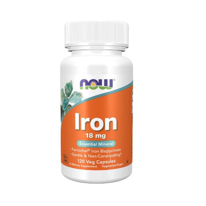Supplements, Iron 18 Mg, Non-Constipating*, Essential Mineral, 120 Veg ...
