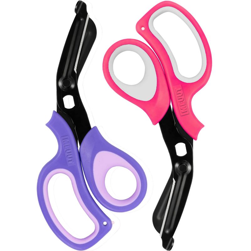 MEUUT 2 Pack Medical Scissors Trauma Shears -8 inch Patented Bandage ...