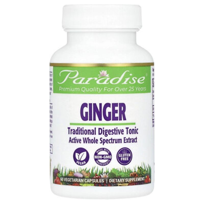 Ginger, 250 mg, 60 Vegetarian Capsules - Online Marketplace - EveryMarket