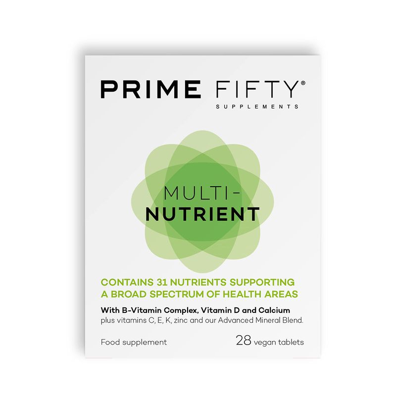 Prime Fifty Multi-Nutrient Vegan Multivitamin Tablets – 32 ...