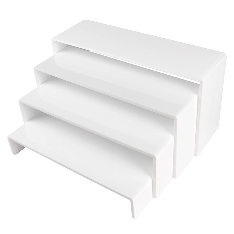 ELEGANTLIFE Acrylic Display Riser,4.3mm Heavy Duty Crystal Display ...