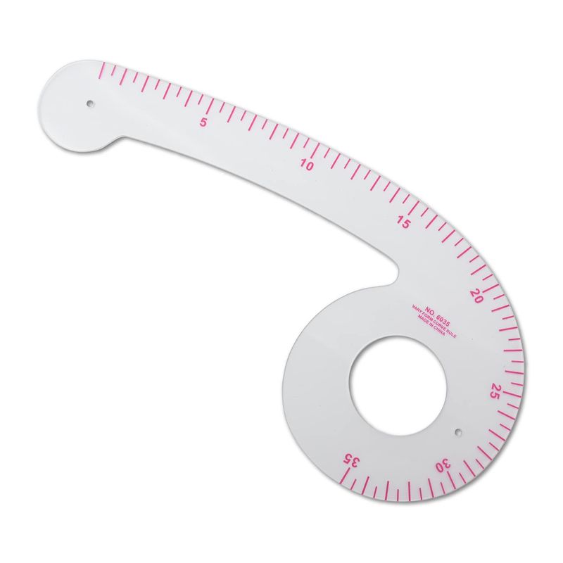 [CS Cutespace cute+space] d car ruler, sewing ruler, curve ruler ...