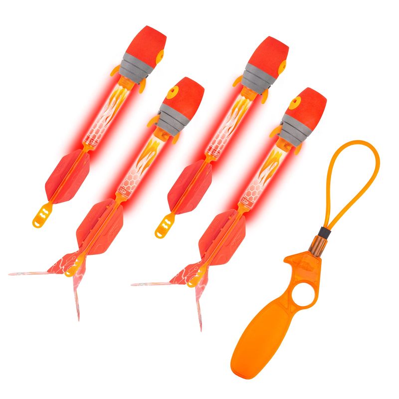 Zing Firetek Rocket Combo Pack, Light-Up Toys Include 2 Firetek Rockets ...