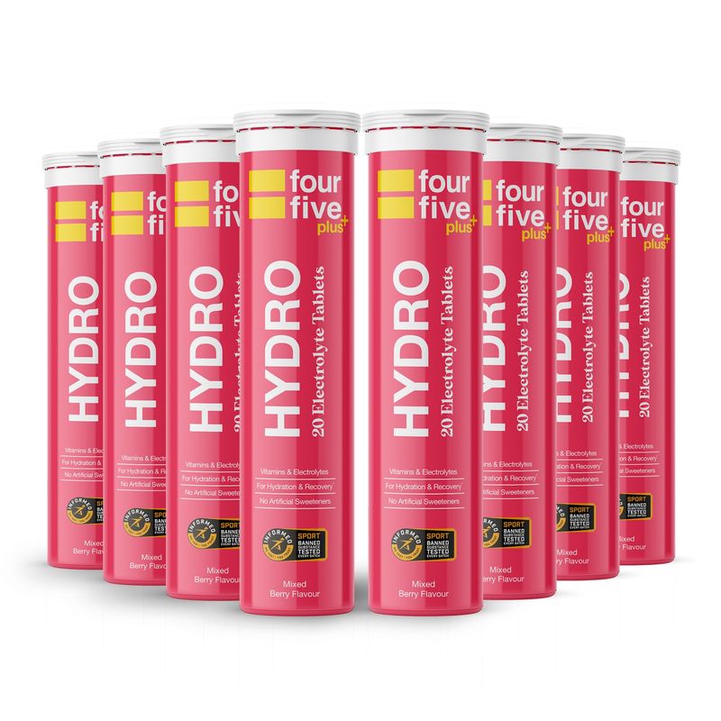 fourfive Hydration Tablets (Berry) Low Calorie Vitamin Electrolytes ...