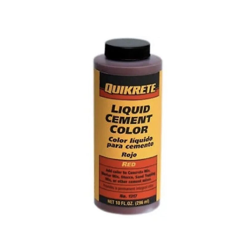 10-oz. Red Liquid Cement Color -1317-03 concrete stain dye enhancer ...