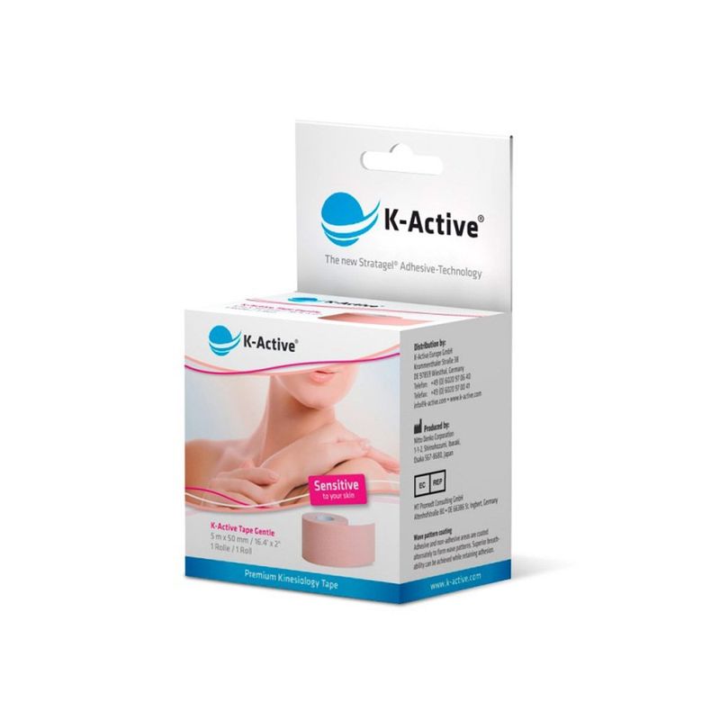 K-Active Kinesiology Tape GENTLE with Stratagel® Adhesive Technology ...