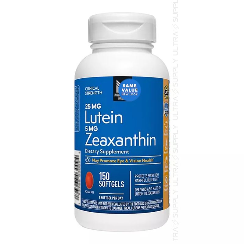 Members Mark Lutein with Zeaxanthin, 25 mg & 5 mg, (150 Count ...