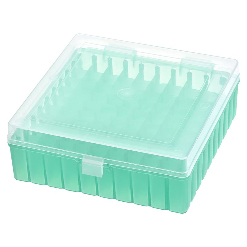 sourcing map Centrifuge Tube Freezer Storage Box 100 Places Waterproof ...