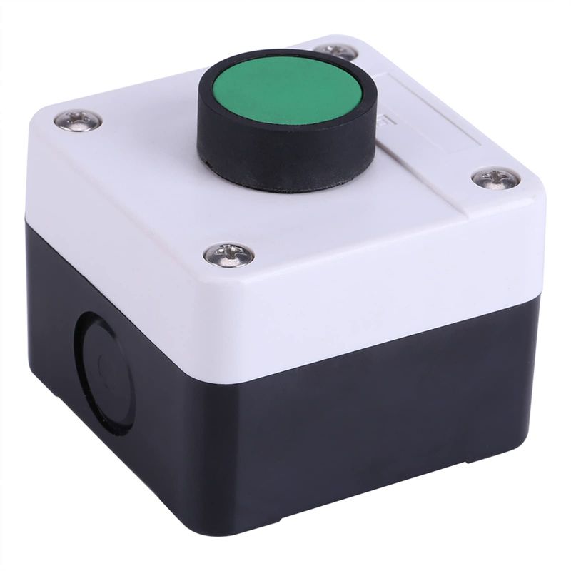 Green Weatherproof Push Button Switch Box with One Button Control for Automatic Gate Openers ...