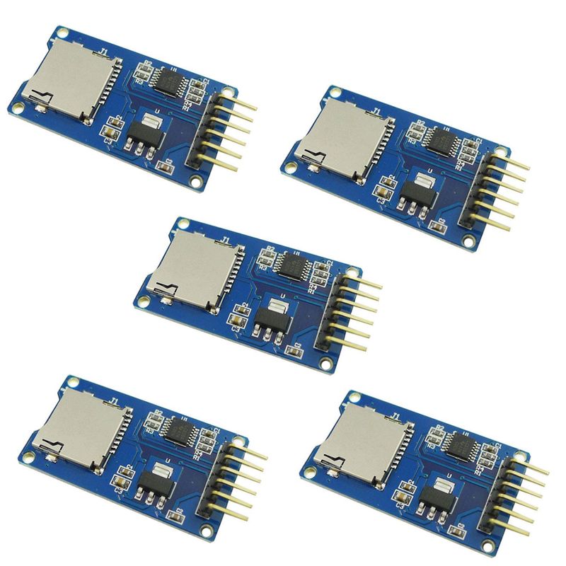 Aihasd 5 stücke SPI Reader Micro Speicher SD TF Karte Memory Card Shield Modul für Arduino ...