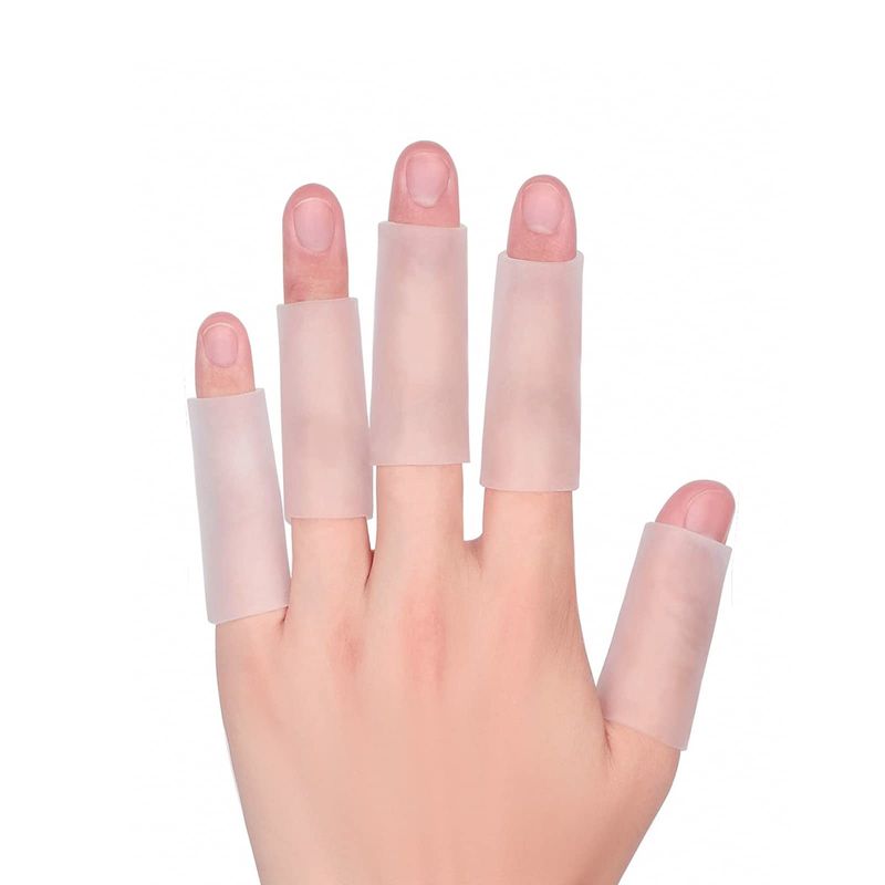 Zxfuture 20 PCS Gel Finger Sleeve Protectors, Trigger Finger Pain ...