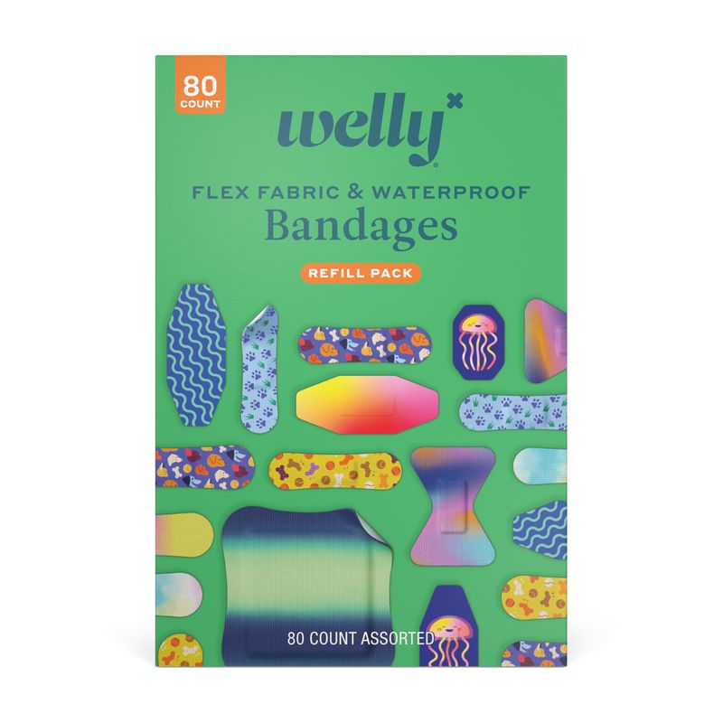 Welly Bandage Family Pack | Adhesive Flexible Fabric & Waterproof ...