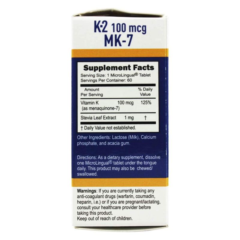 Superior Source Vitamin K2 MK-7 (Menaquinone-7), 100 mcg, Quick ...