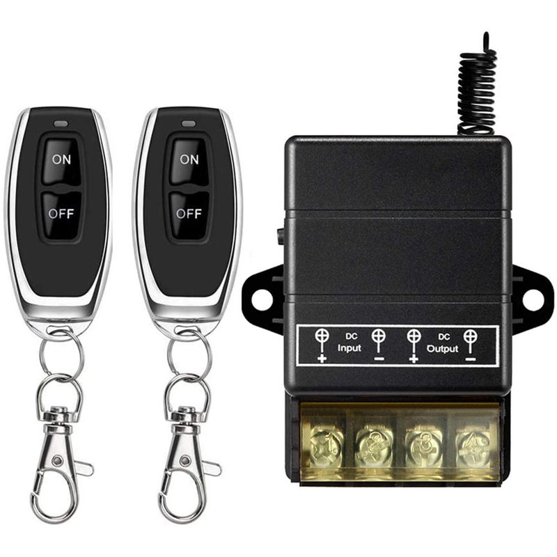 VONVOFF 12v Remote Control Switch,Low Voltage DC12V/24v/48v/72V 30A ...