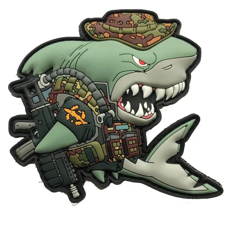 Patchlab SharkProject Shark Rescue Morale Patch with Hook Velcro 10 cm - Online Marketplace ...