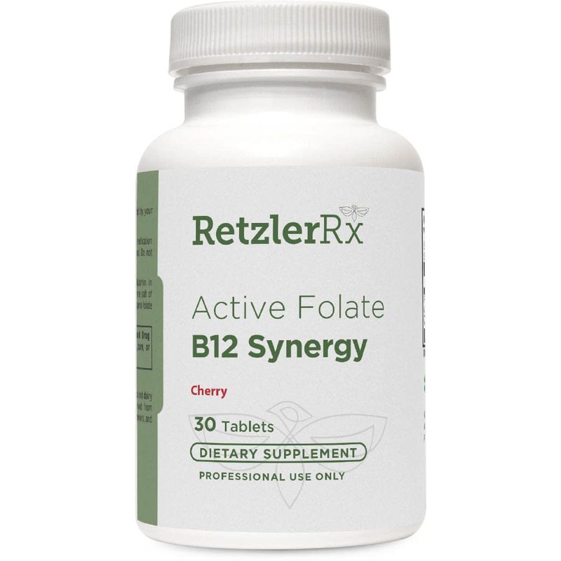 Active Folate B12 Synergy Lozenge | Active B12 with L-5-MTHF | 1000 mcg ...