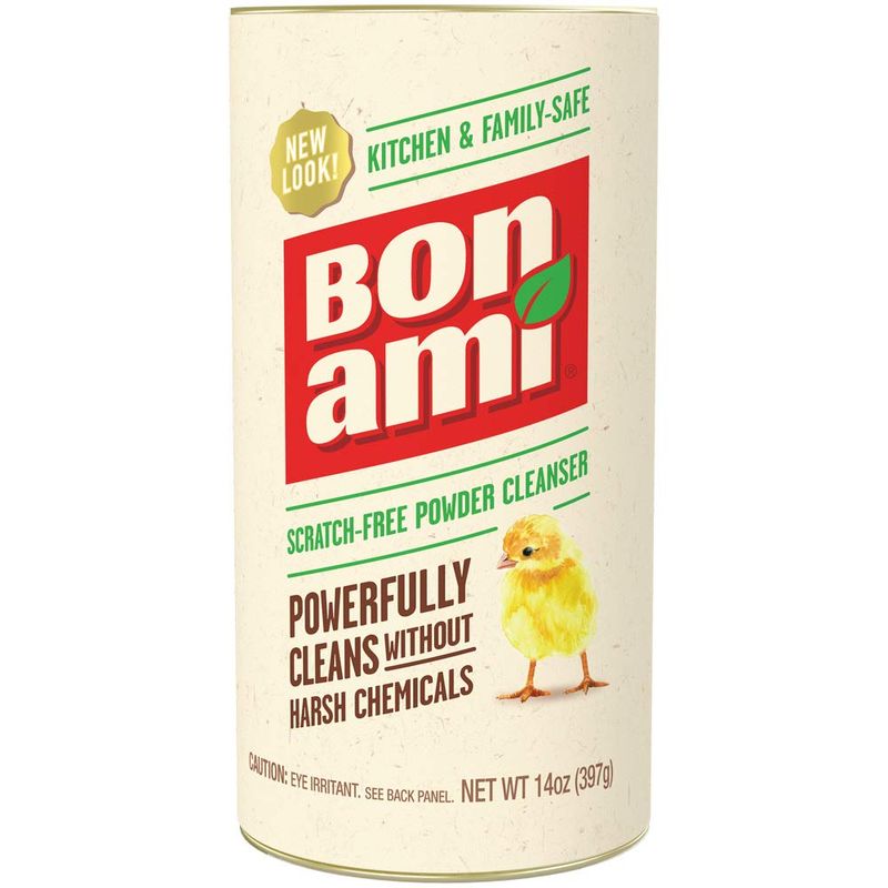 BON AMI Powder Cleanser for Kitchens & Bathrooms - All Types of ...