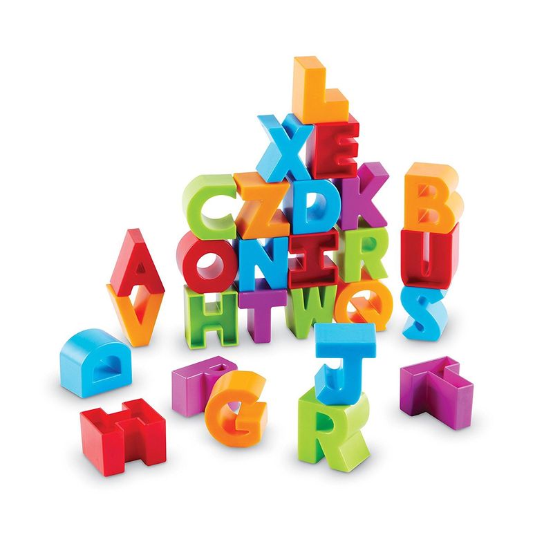 Learning Resources Letter Blocks, Fine Motor Toy, ABCs, Letter ...