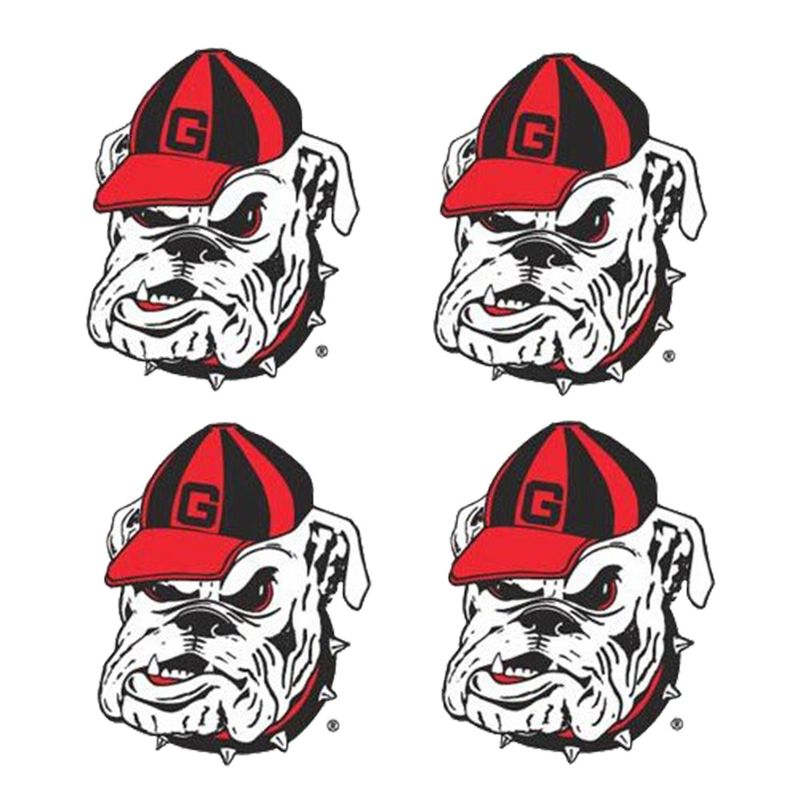 NCAA Georgia Bulldogs 4-Pack Waterless Temporary Tattoos - Online ...