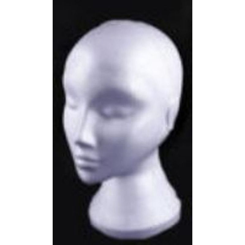 Polystyrene Unisex Mannequin Dummy Display Head - Online Marketplace ...
