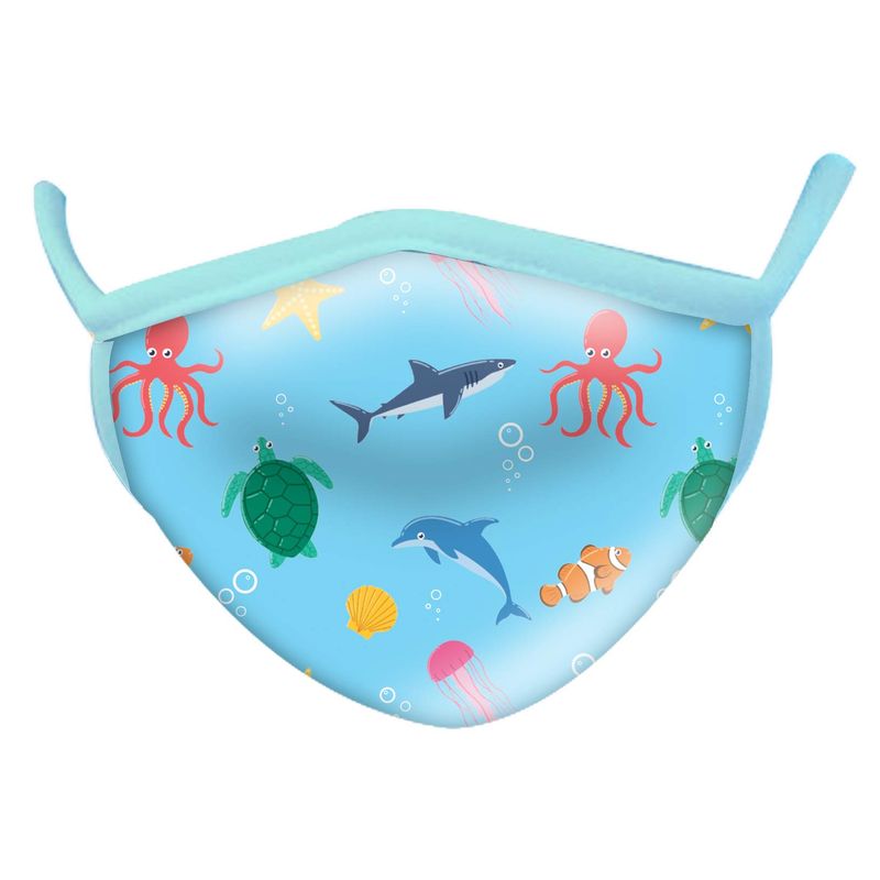 Wild Republic Wild Smiles Child Face Mask, Reusable Face Mask, Washable ...