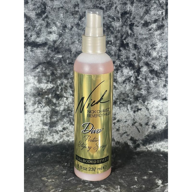 Nick Chavez Diva Protein Styling Spray 8 oz. NWOB Pump Mist Full Body ...