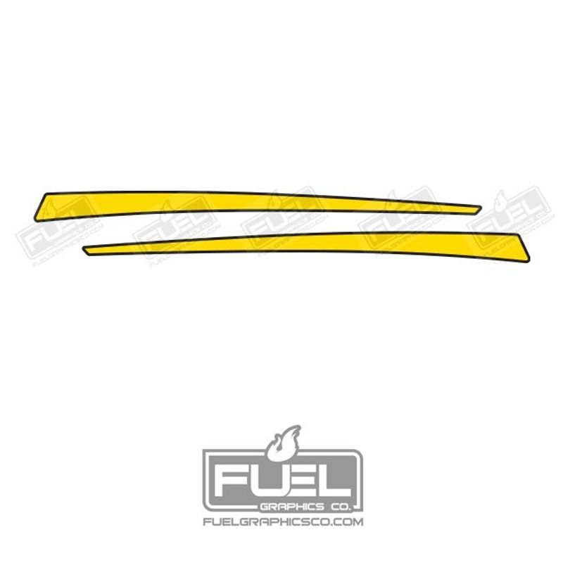300E Tractor Loader Boom Decal Set - 18.25" wide x 1.3" tall - Loader ...
