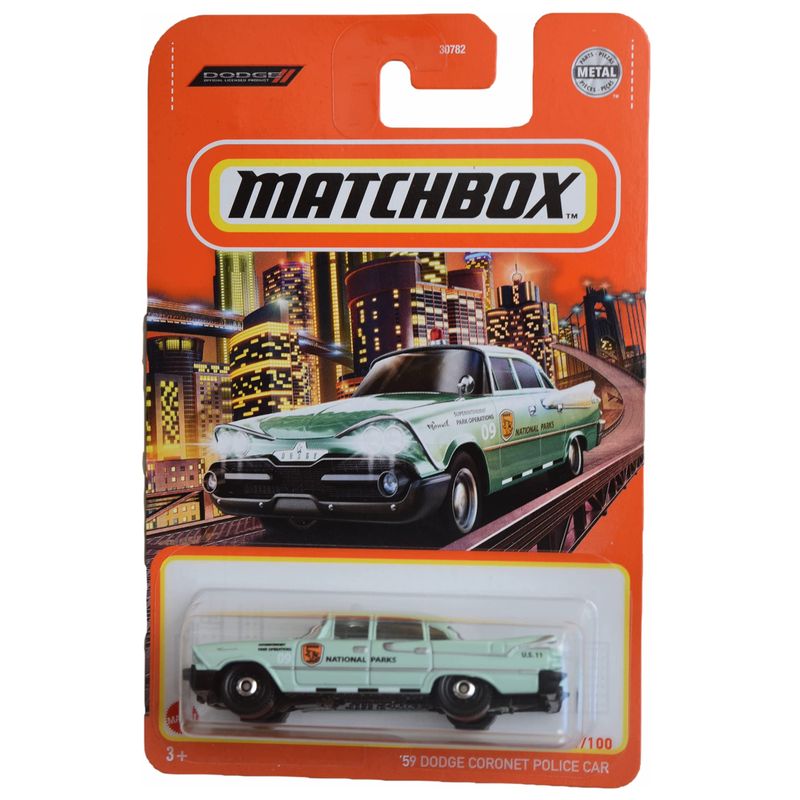 Matchbox '59 Dodge Coronet Police Car - 71/100 Pastel Green - Online ...