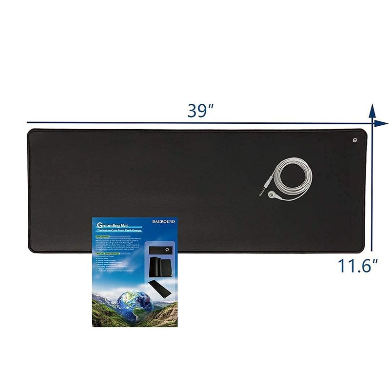 Grounding Mat Plus Grounding Cord. Grounded Foot Therapy，Grounding Desk ...