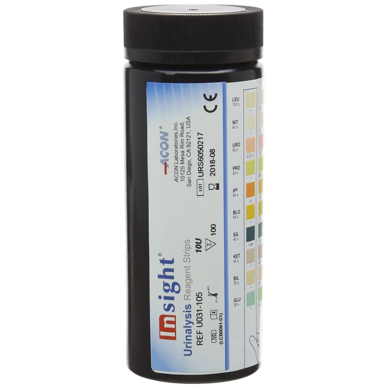 InSight US004 Urinalysis Reagent Strips, 10 Parameter - Online ...