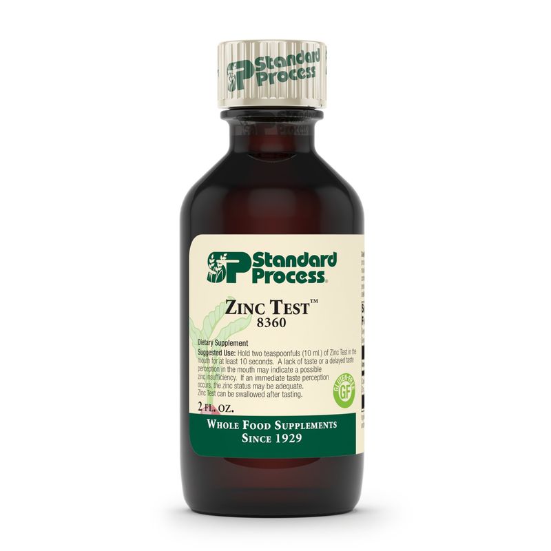 Standard Process Zinc Test - Zinc Standard Process Supplements - 2 fl ...