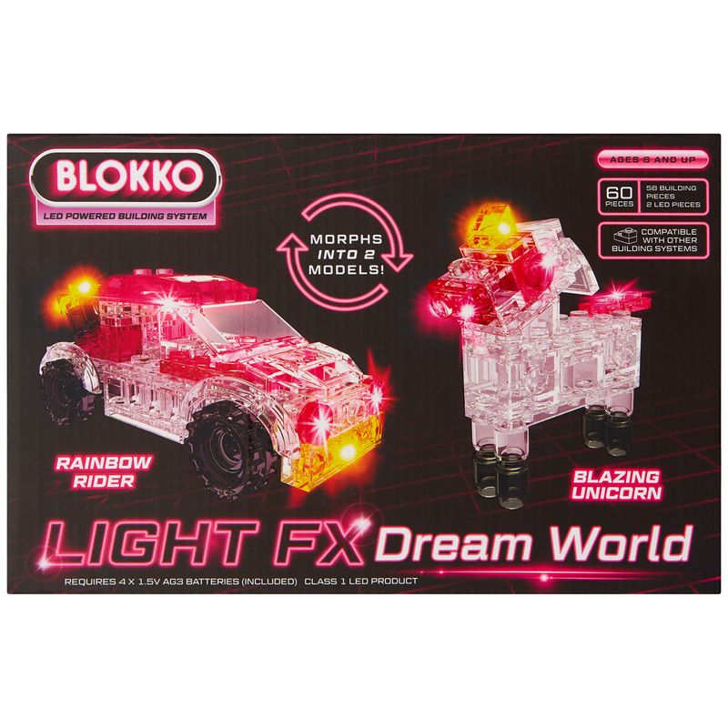 Light FX Dream World - Kid's Light Up Brick Builder Set - Children's ...