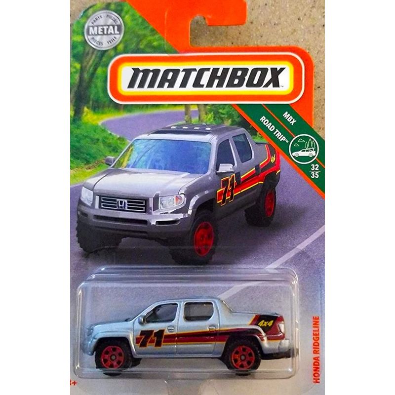 Matchbox 2019 MBX Road Trip Honda Ridgeline 113/125, Silver - Online ...