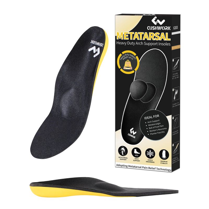 Cushwork Metatarsalgia and Morton's Neuroma Insoles for Ball of Foot ...