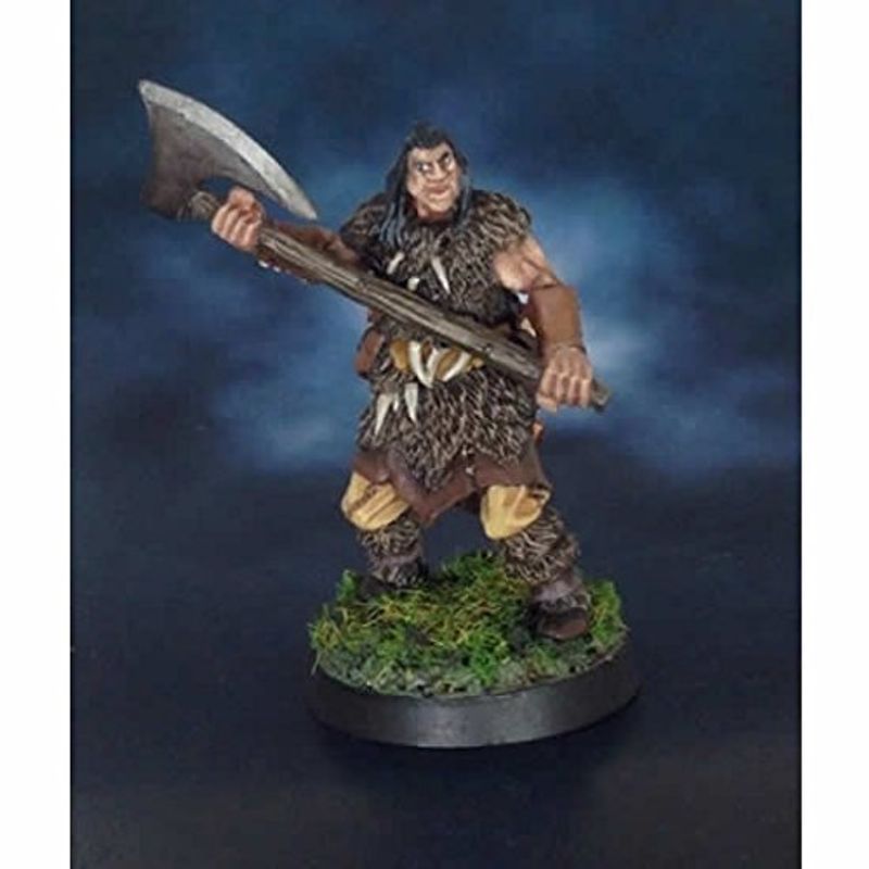 Barbarian Axeman of Icingstead Miniature 25mm Heroic Scale Warlord ...