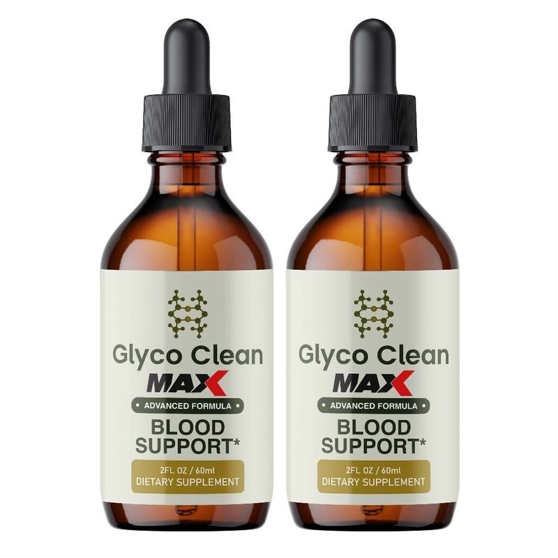 (2 Pack) Glyco Clean Drops Max, Glyco Clean Advanced Formula Glycogen ...