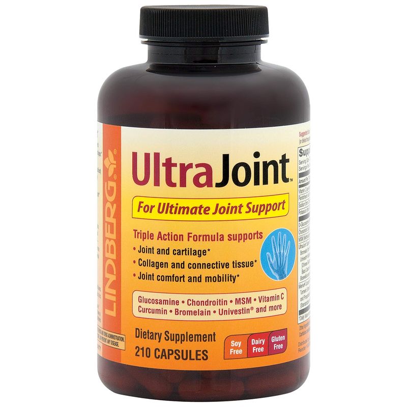 Lindberg Ultra Joint Support Supplement | 210 Capsules | Triple Action Formula | Non-GMO, Gluten ...
