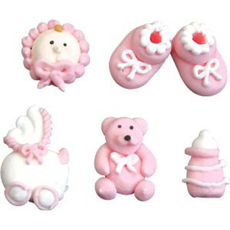 Edible Baby Girl Royal Icing Set - 24 Pieces - Online Marketplace ...