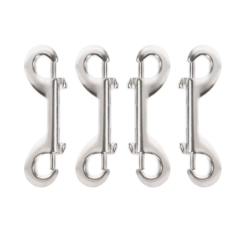 Qaziuy 4Pack Double Ended Bolt Snaps Hook,Stainless Steel Double Ended ...